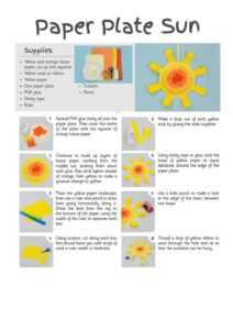 Paper Plate Sun Instructions - St Philip Westbrook C of E Primary School
