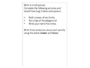 comparing time reasoning questions - St Philip Westbrook C of E Primary ...