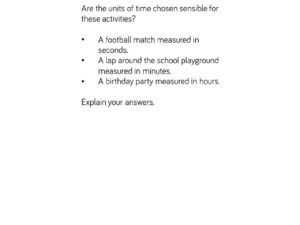 writing time reasoning questions - St Philip Westbrook C of E Primary ...