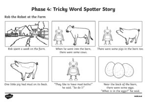 Phase 4 tricky word spotter story - St Philip Westbrook C of E Primary ...