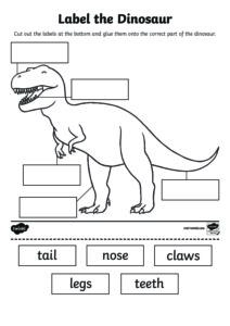 Label the dinosaurs - St Philip Westbrook C of E Primary School